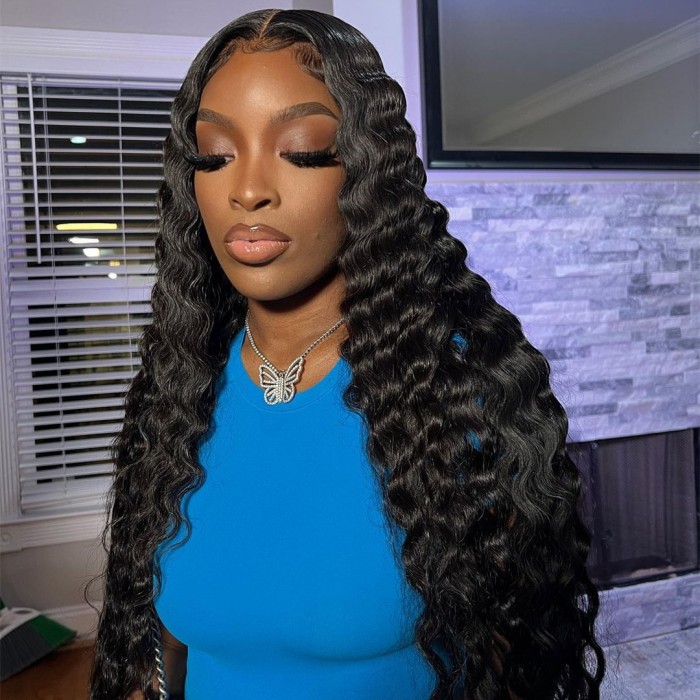 Loose Deep Wave Wear & Go Glueless 180% HD Lace Closure Wig | BGM Hair ...